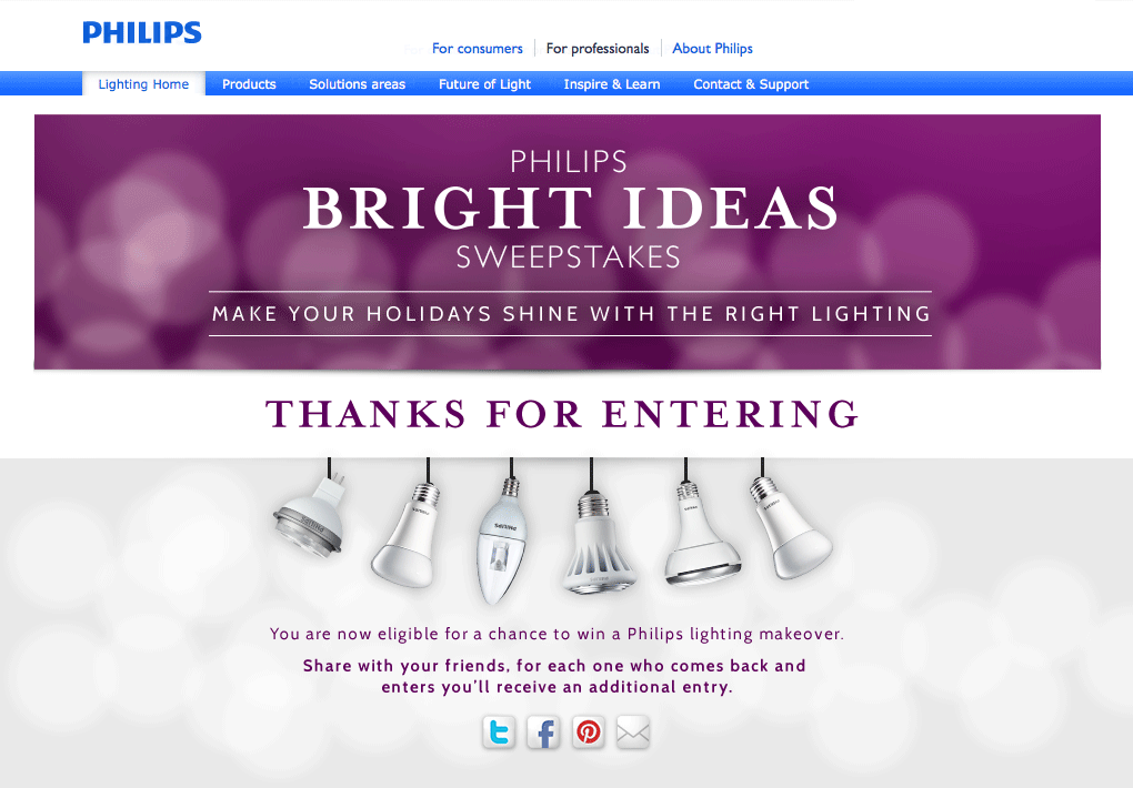 Philips – Bright Ideas | Allen Chan's Portfolio
